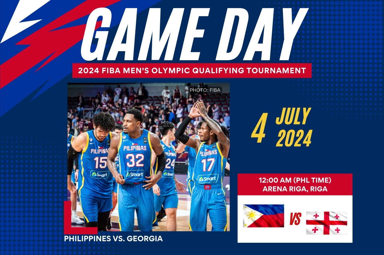 Gilas Pilipinas vs. Georgia (July 4) // 2024 FIBA Men's Olympic Qualifying Tournament