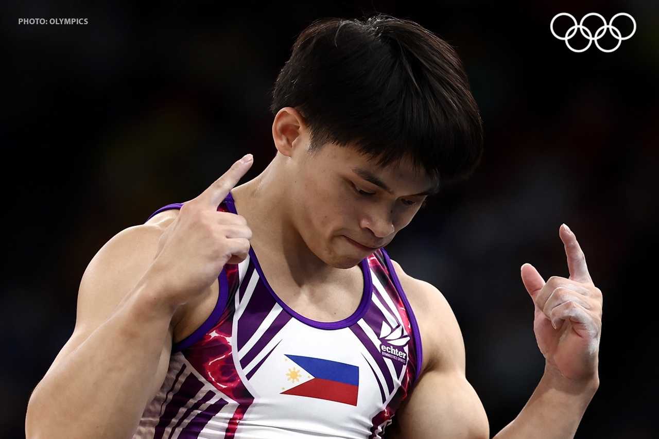 Carlos Yulo shines bright, secures first gold for Philippines at Paris ...