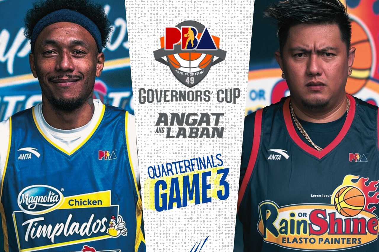 Magnolia vs. Rain or Shine (Game 3 - September 29) // 2024 PBA Governors' Cup Quarterfinals